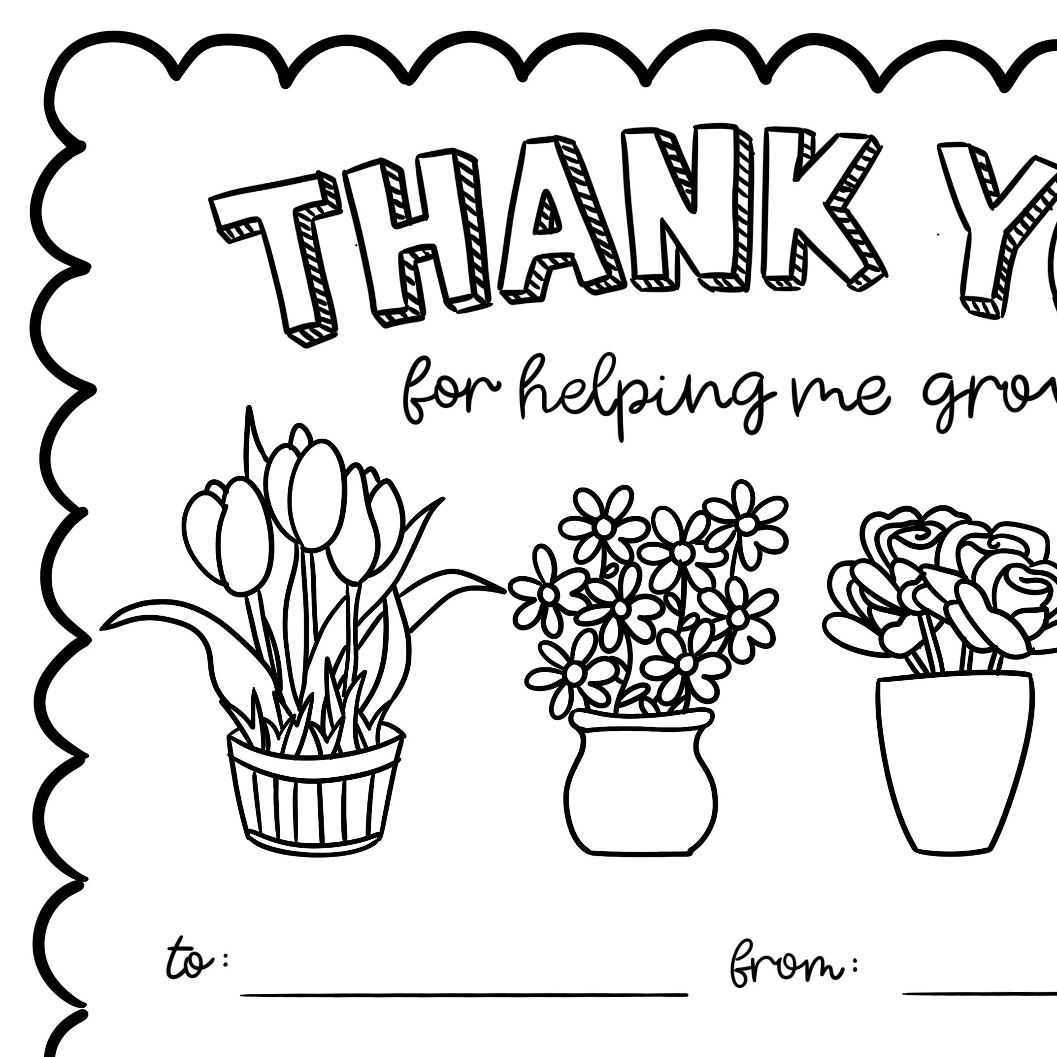 TEACHER APPRECIATION COLORING PAGE | DIGITAL DOWNLOAD – Janelle Susan Art