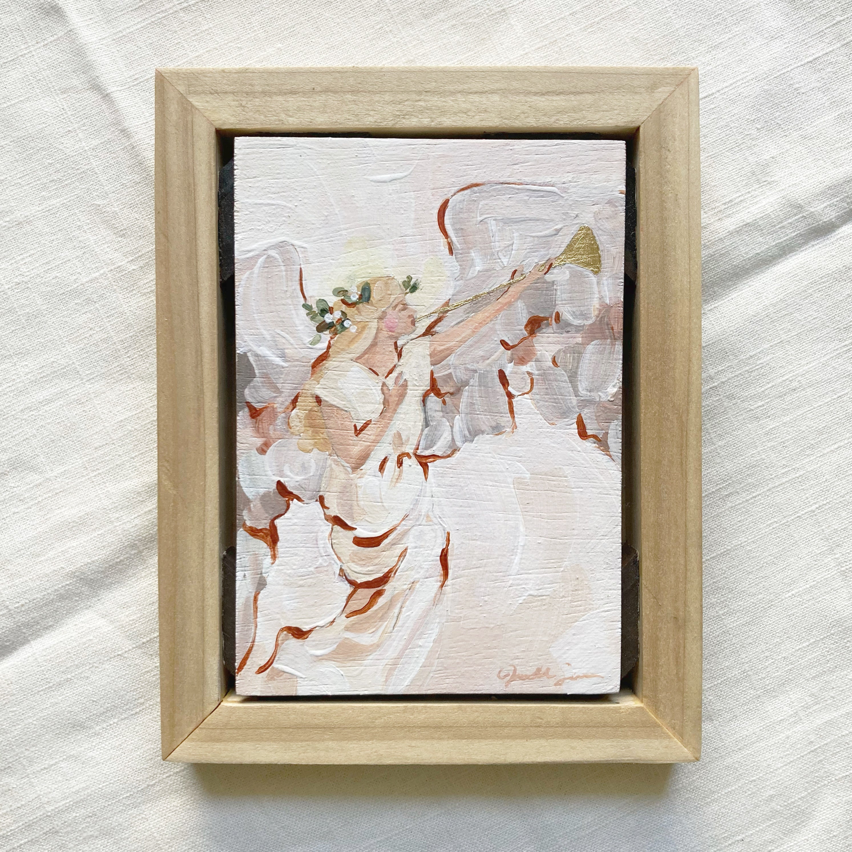 TRIUMPH OF THE SKIES 2022 | FRAMED ORIGINAL PAINTING 5"X7" – Janelle ...